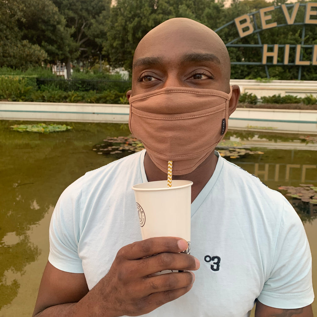 Refresh Mask -Straw Mask Drinking Face Mask with Straw Hole Washable U ...