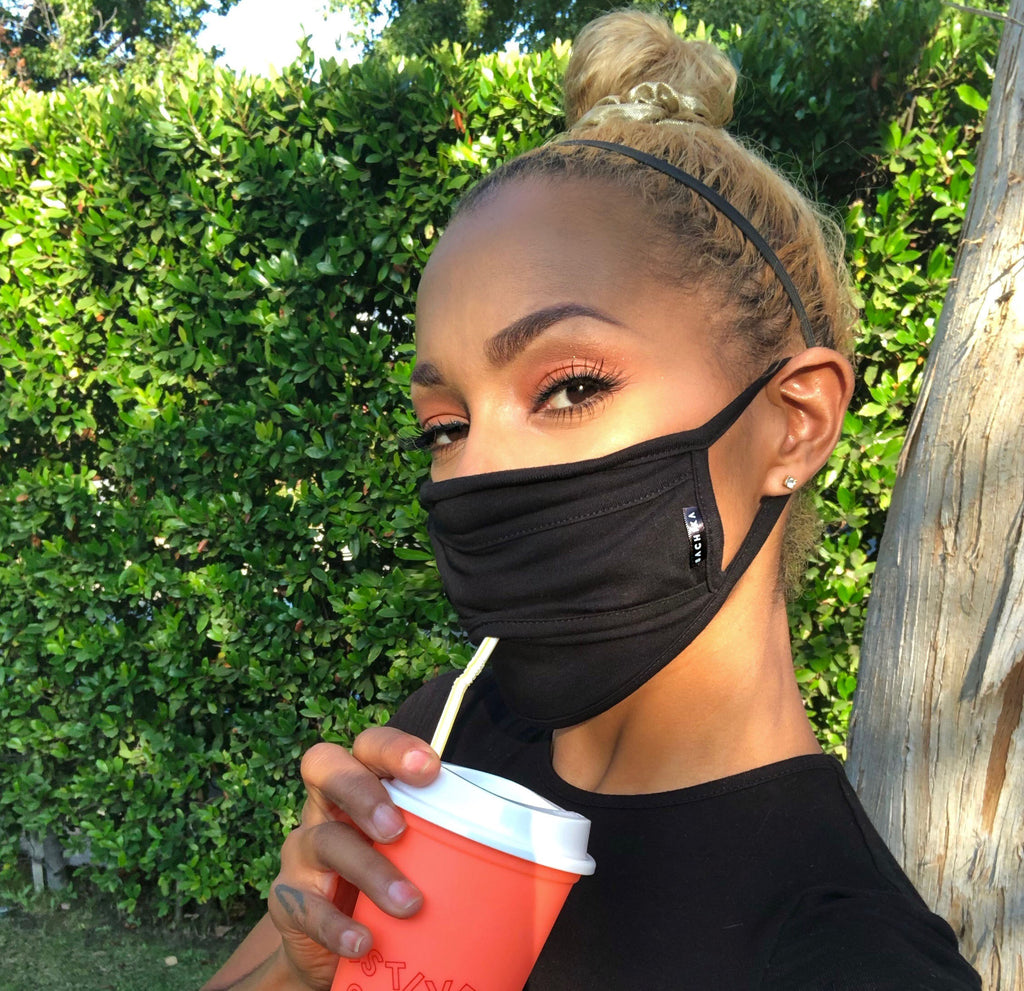 Refresh Mask -Straw Mask Drinking Face Mask with Straw Hole Washable U ...