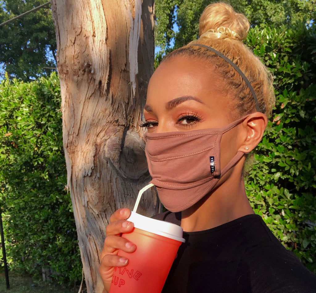 Refresh Mask -Straw Mask Drinking Face Mask with Straw Hole Washable U ...